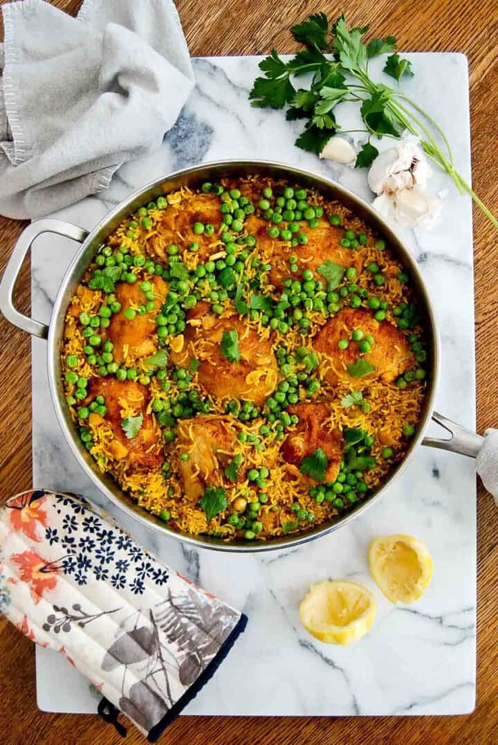 One-Pot Spanish Chicken And Yellow Rice Recipe | Front Range Fed