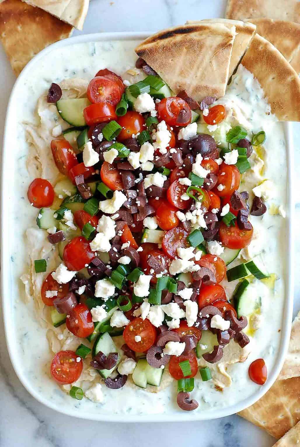 Easy 7 Layer Greek Dip | Front Range Fed
