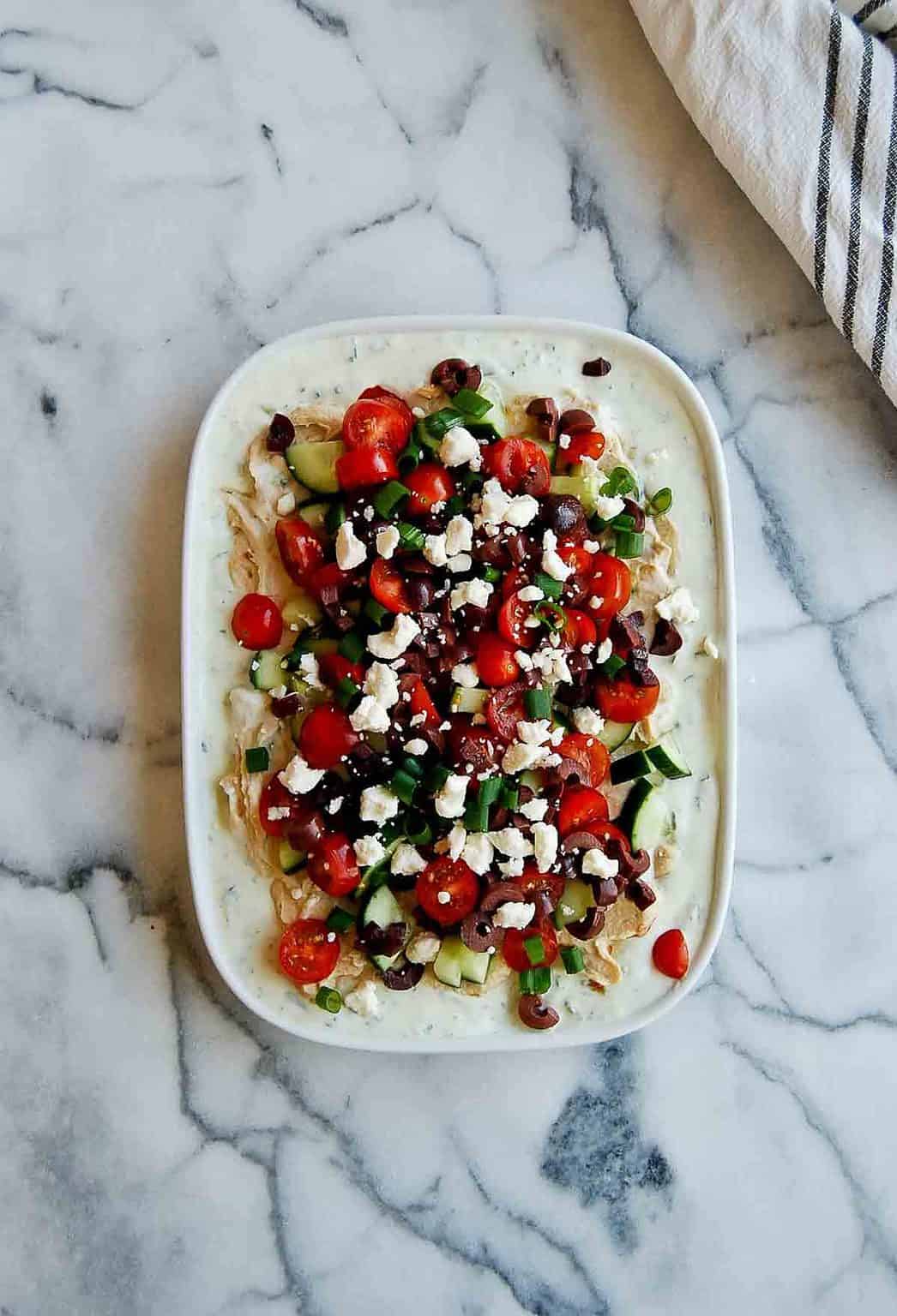 Easy 7 Layer Greek Dip | Front Range Fed