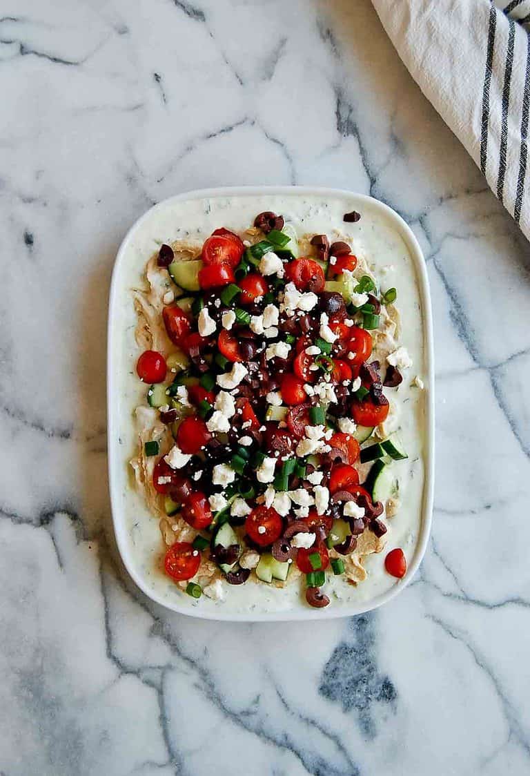 Easy 7 Layer Greek Dip | Front Range Fed