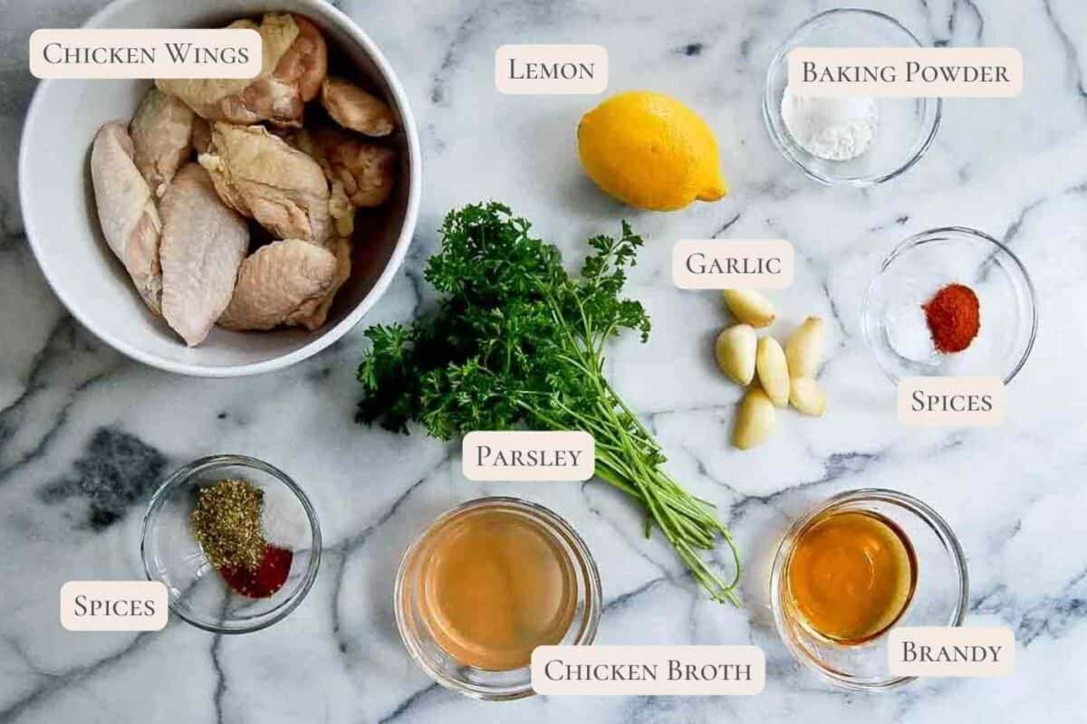 Baked Spanish Chicken Wings Recipe With Garlic | Front Range Fed