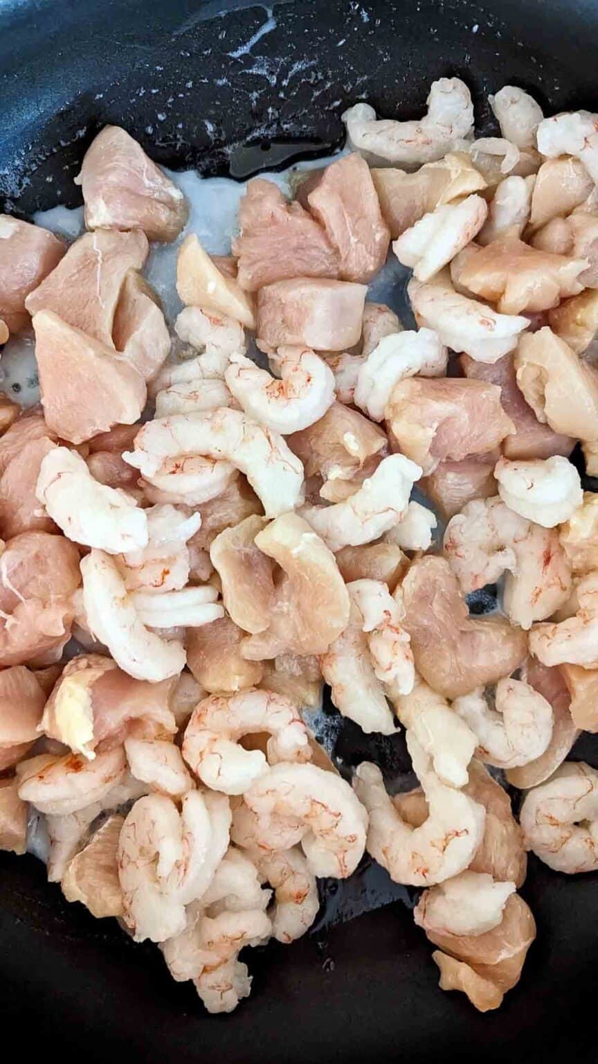 Chicken and Shrimp Stir Fry With Garlic Ginger Sauce | Front Range Fed
