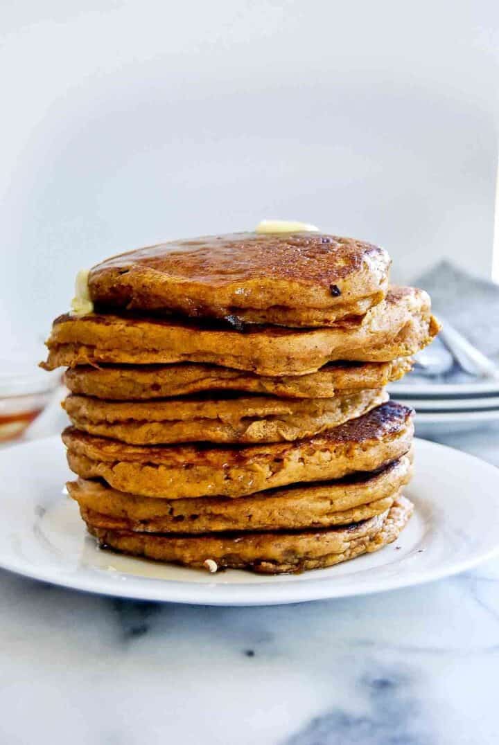 Easy, Fluffy Pumpkin Pancakes With Pancake Mix | Front Range Fed