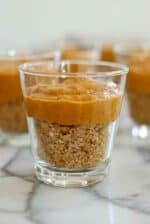 Easy No Bake Mini Pumpkin Pie In A Cup | Front Range Fed
