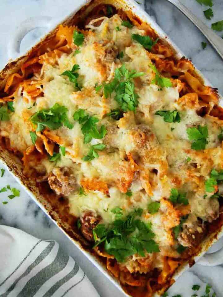 Creamy Seafood Tetrazzini With Shrimp (Baked Seafood Pasta) | Front ...