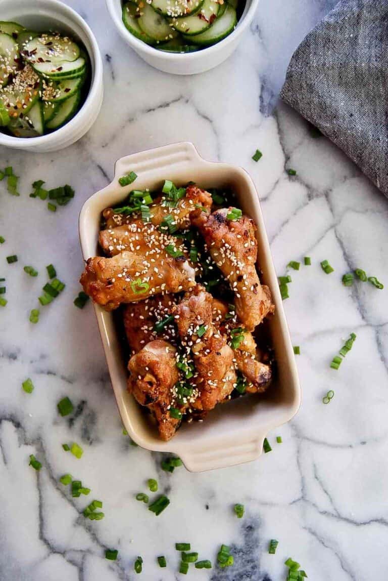 Crispy, Baked Soy Garlic Chicken Wings Recipe | Front Range Fed