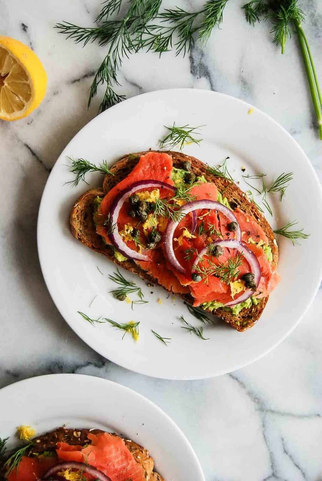 Easy Smoked Salmon Toast With Creamy Avocado | Front Range Fed