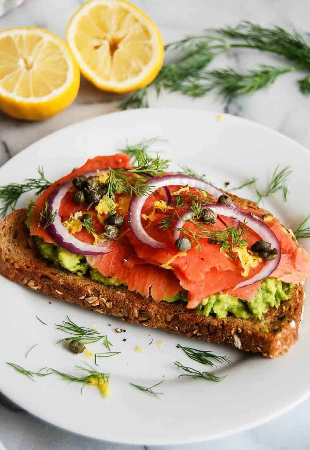 Easy Smoked Salmon Toast With Creamy Avocado | Front Range Fed