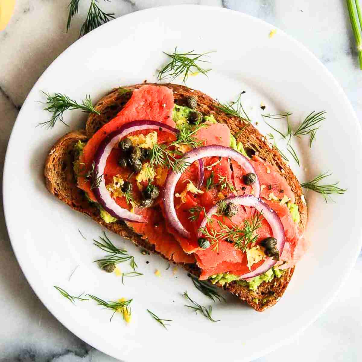 Easy Smoked Salmon Toast With Creamy Avocado | Front Range Fed