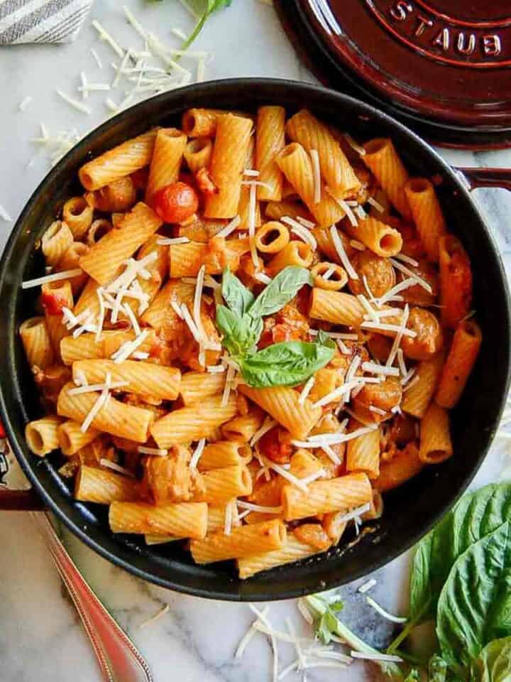 Crockpot Garlic Parmesan Chicken Pasta (Creamy & Easy) | Front Range Fed
