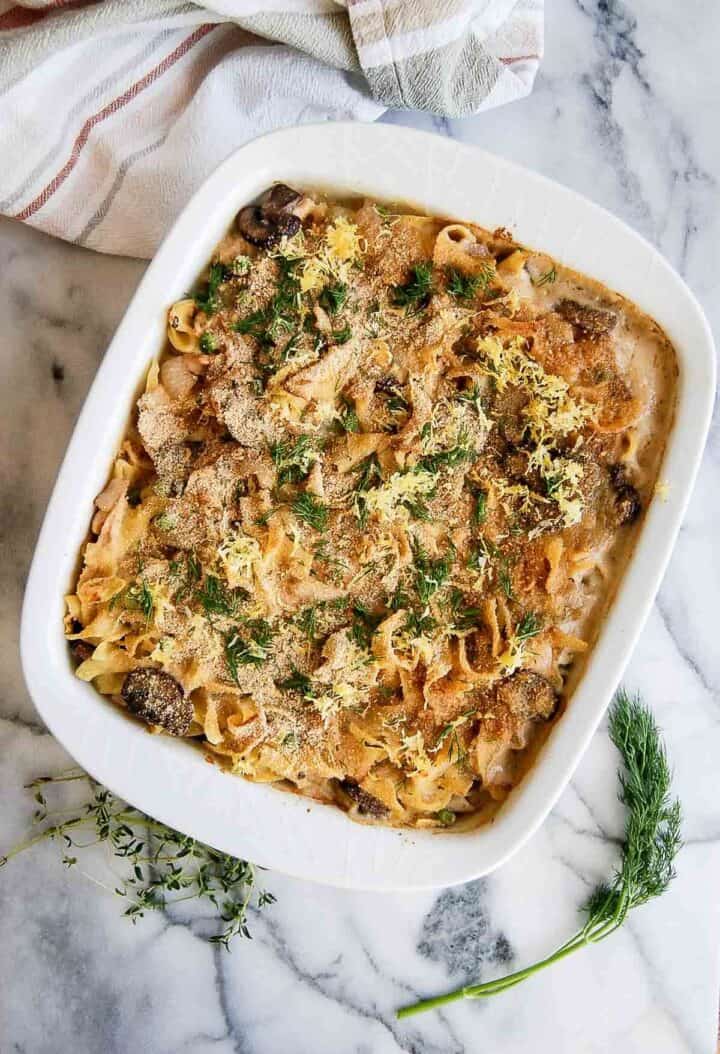 Homemade Cheesy & Creamy Tuna Helper Casserole | Front Range Fed