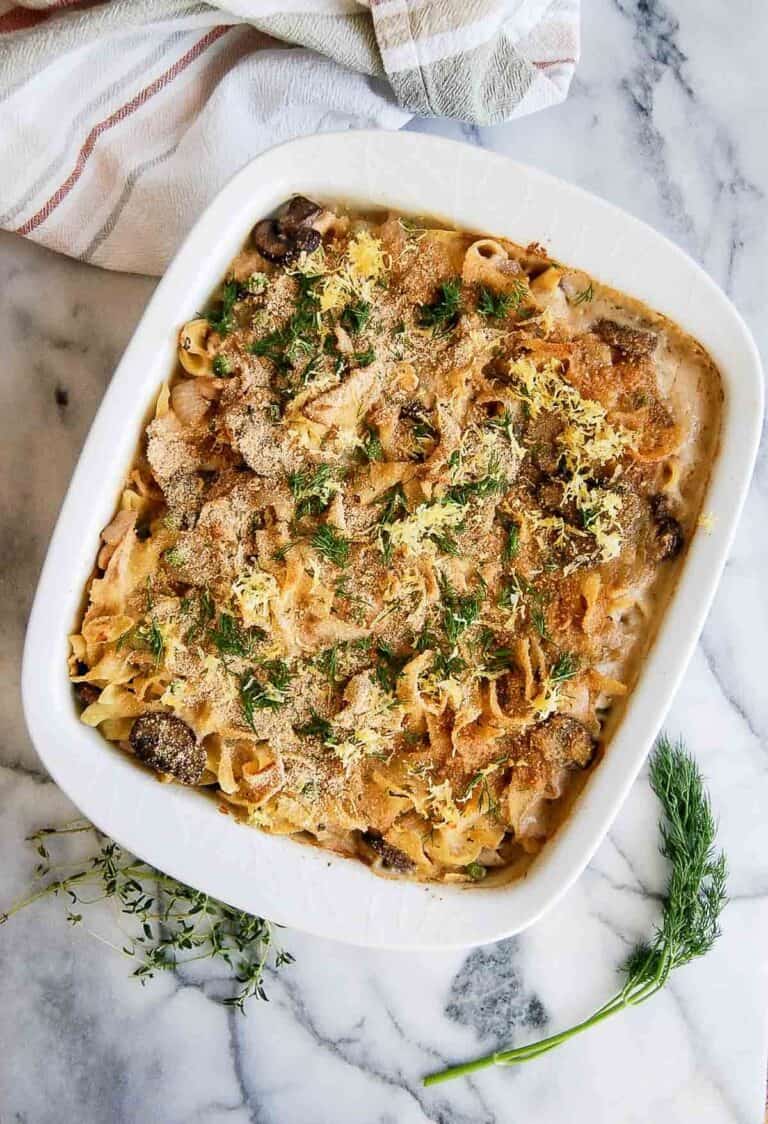Homemade Cheesy & Creamy Tuna Helper Casserole | Front Range Fed