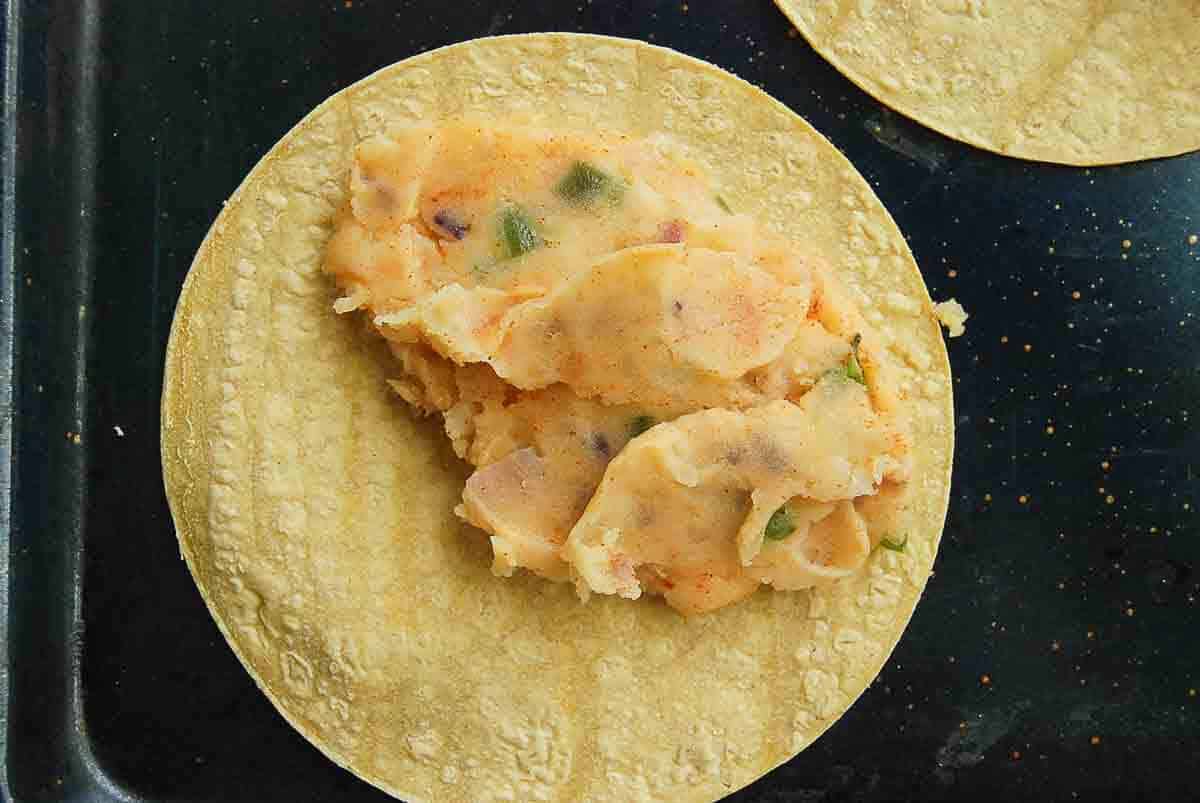 Spicy & Crispy Potato Tacos Recipe (Easy Taco Dinner!) | Front Range Fed