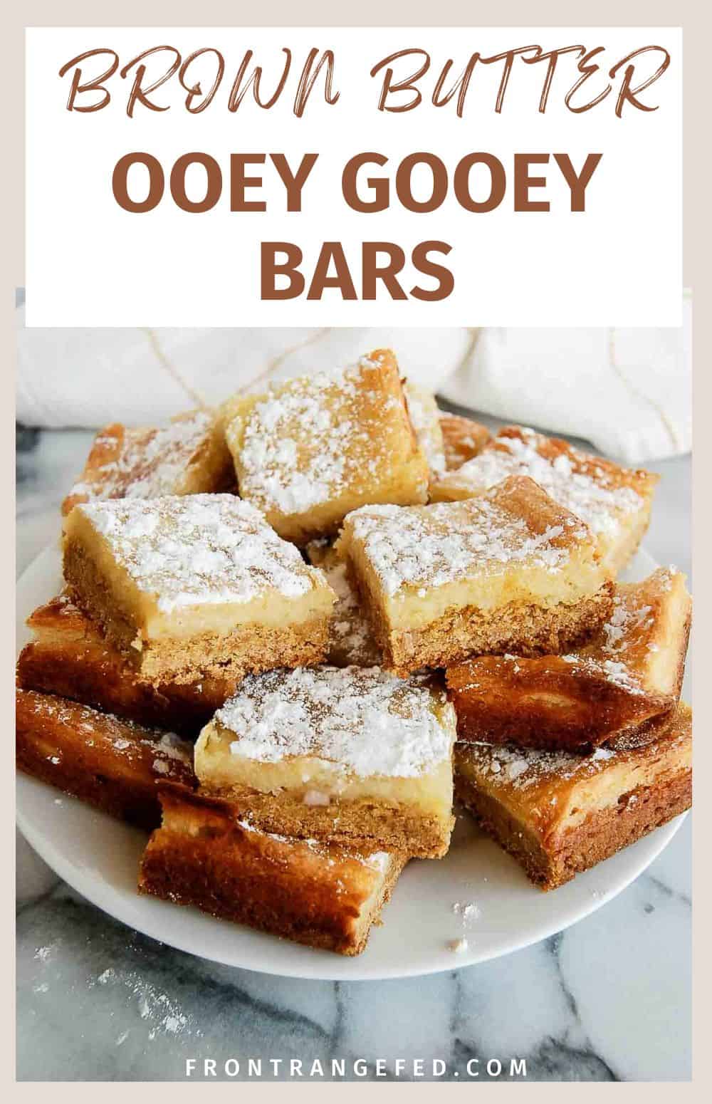 Brown Butter Ooey Gooey Bars Recipe Using Cake Mix | Front Range Fed