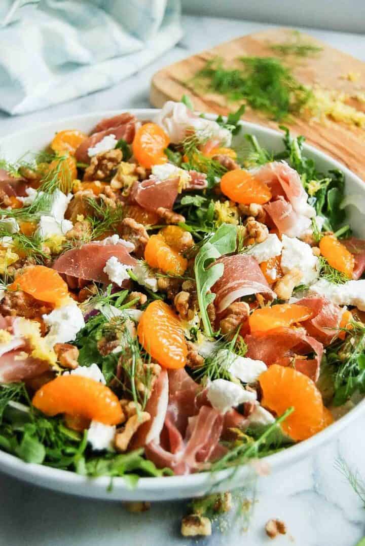 Easy Mandarin Orange Salad Recipe With Prosciutto | Front Range Fed